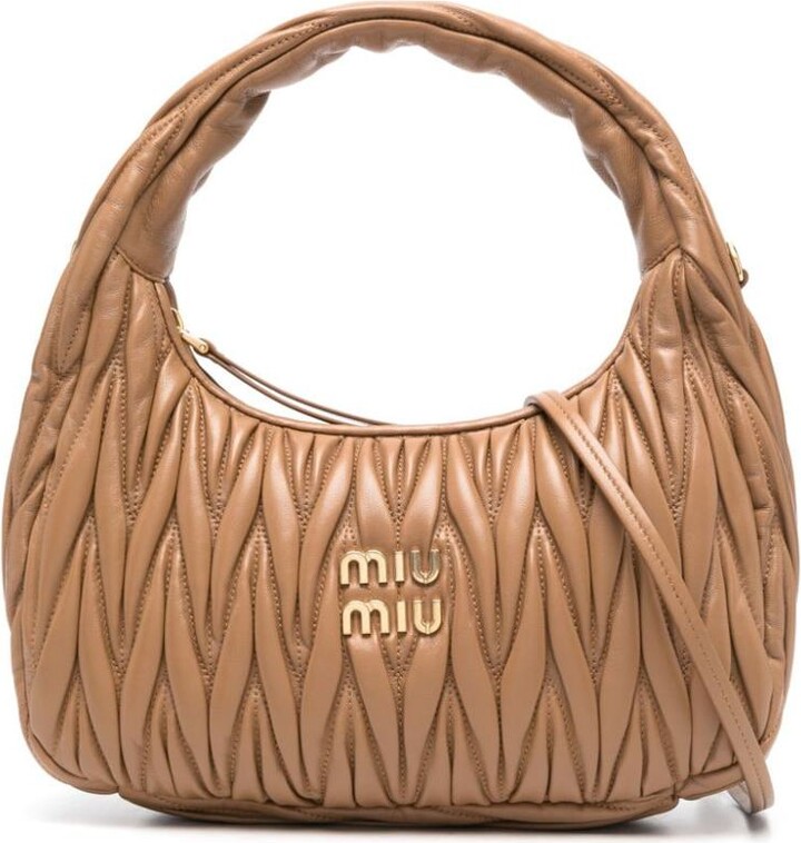 Miu Miu Wander Matelassé Shoulder Bag - ShopStyle