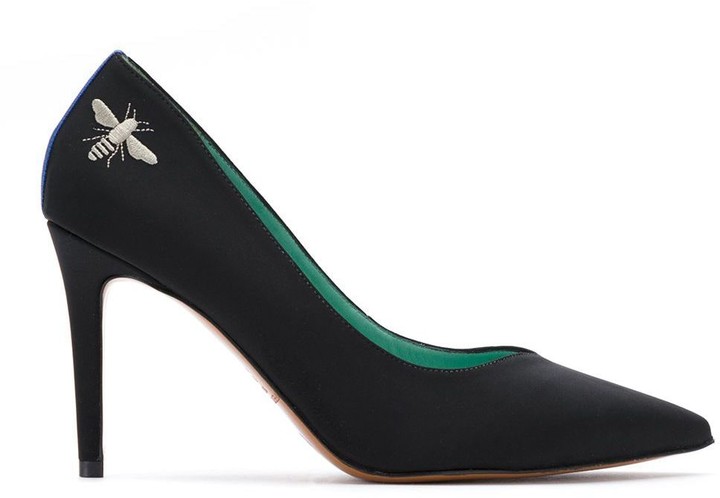 Blue Bird Shoes Embroidered Pumps - ShopStyle Heels