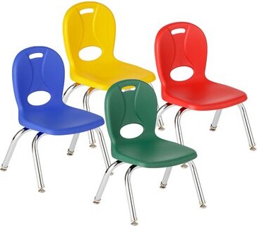 Learniture Structure Series Plastic Stacking Classroom Chairs with ...