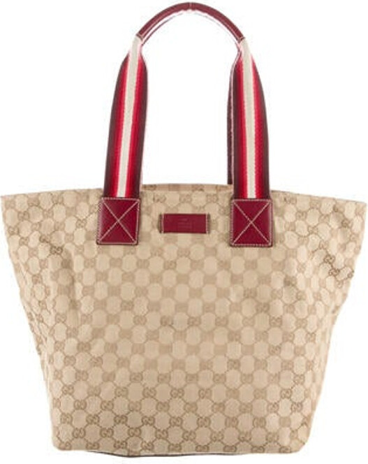 Gucci GG Canvas Web Tote Bag - ShopStyle
