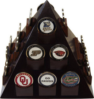 DECOMIL Pyramid Shaped Military Challenge Coin Jewelry Display Case ...