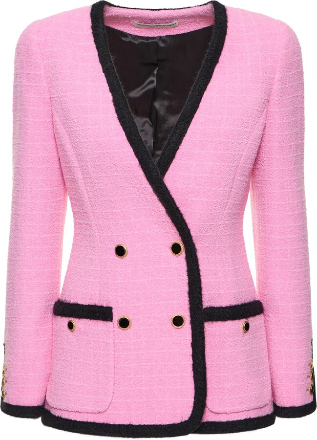 Alessandra Rich Tweed bouclé jacket - ShopStyle