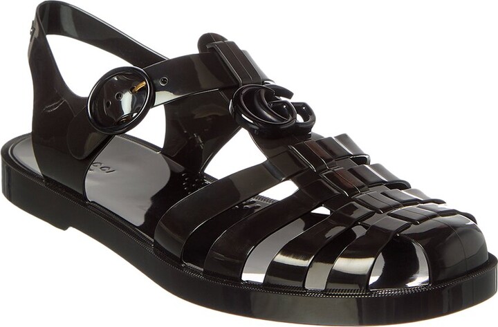 Gucci Rubber Sandal - ShopStyle