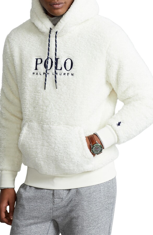 Polo Ralph Lauren Men's Cortina Recycled Polyester High Pile Fleece Hoodie - ShopStyle