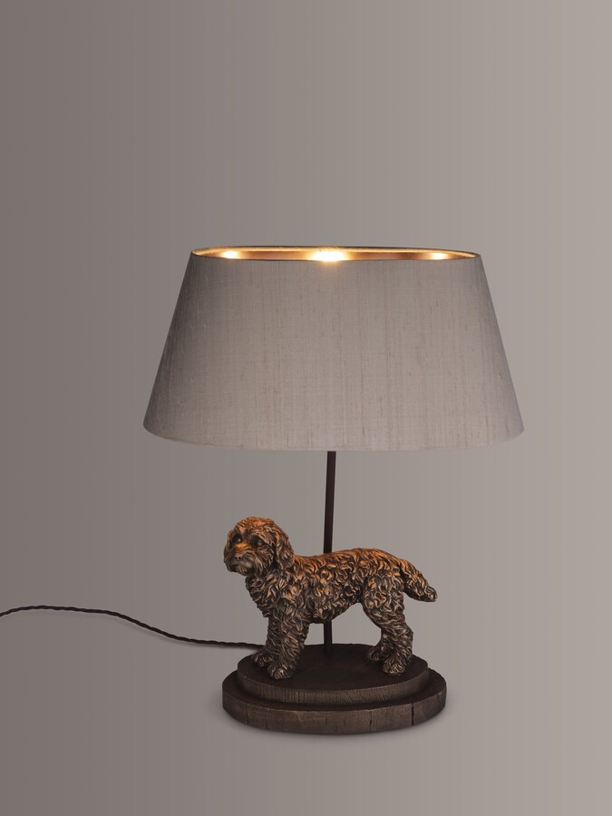 David Hunt Cockapoo Table Lamp, Polished Bronze - ShopStyle