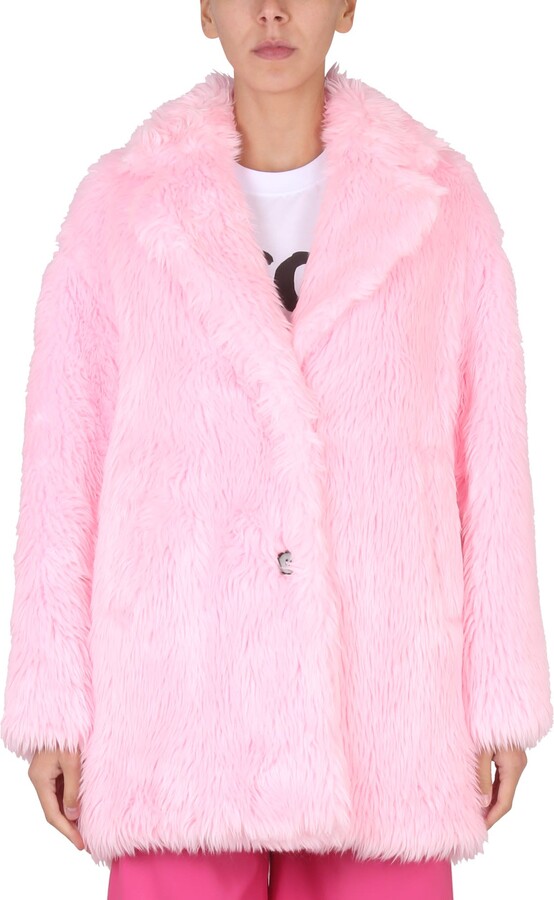 MSGM Faux Fur Coat - ShopStyle