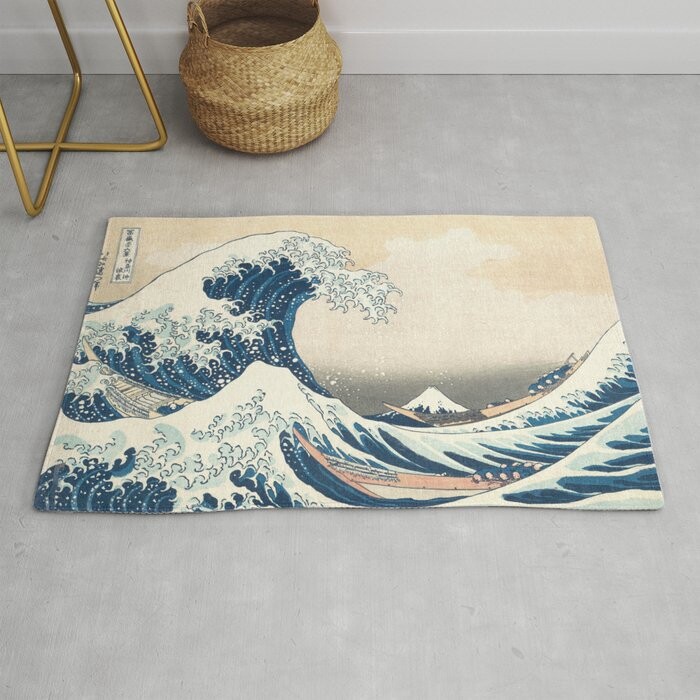 Society6 The Great Wave Off Kanagawa by Katsushika Hokusai Thirty Six ...