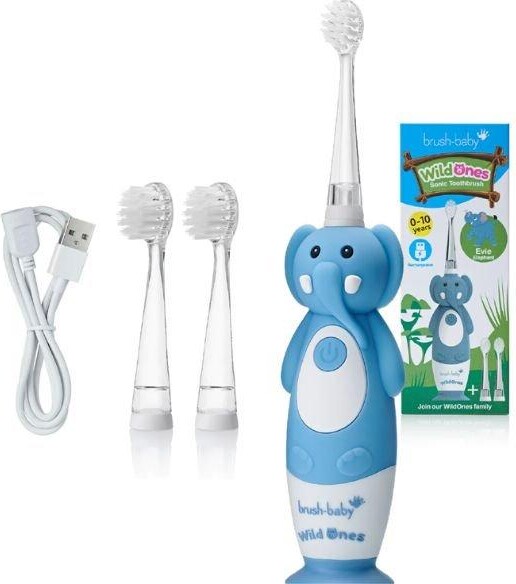 brush-baby WildOnes™ Elephant Electric Rechargeable Toothbrush ...