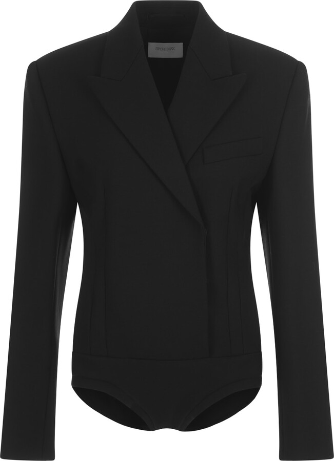 Sportmax Black Superbo Body Jacket - ShopStyle
