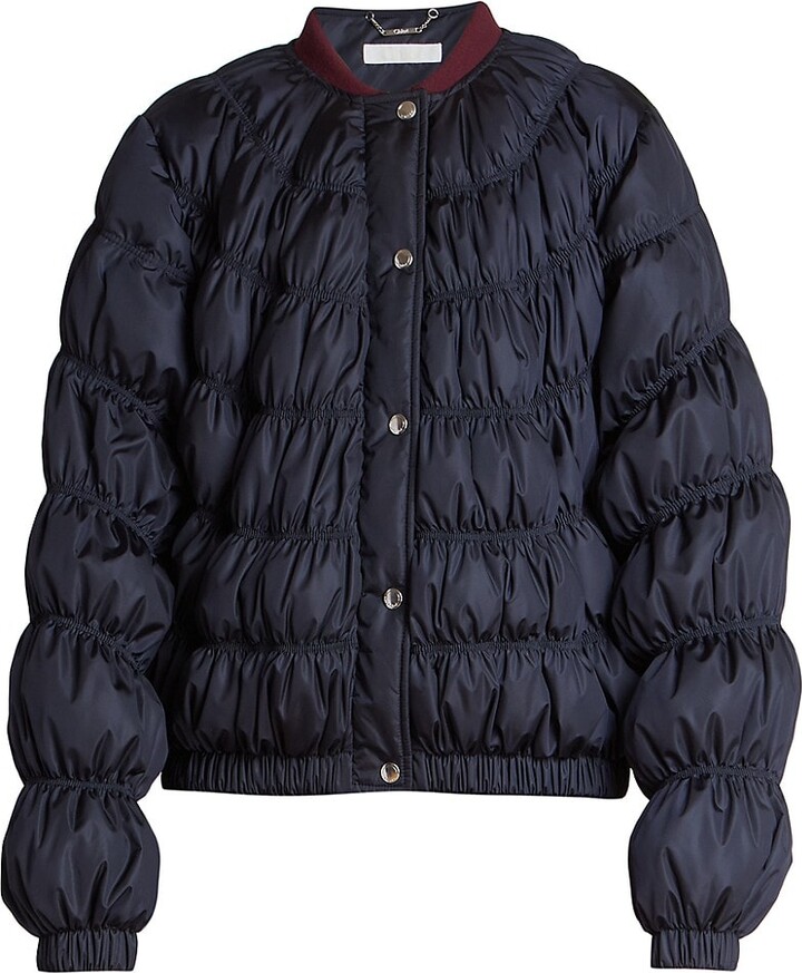 Chloé Quilted Down Puffer Jacket - ShopStyle