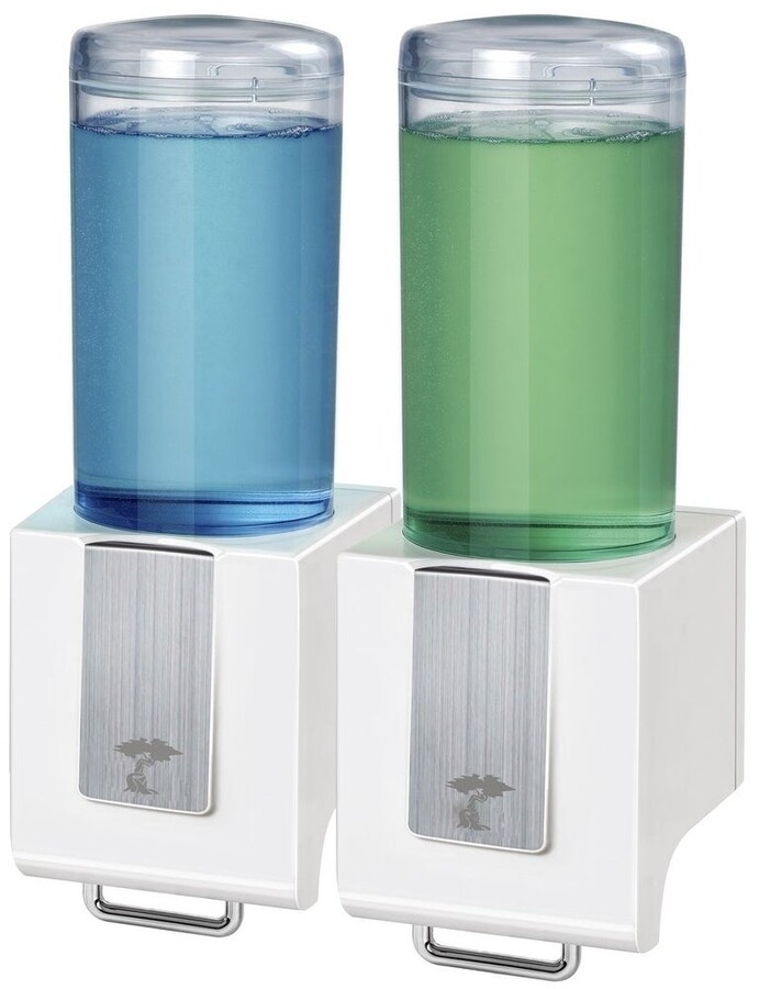 ToiletTree Products Deluxe Shampoo and Soap Dispensers No Drilling ...