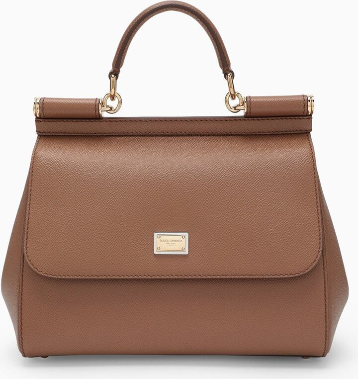 Dolce & Gabbana Caramel Sicily medium handbag - ShopStyle Shoulder Bags