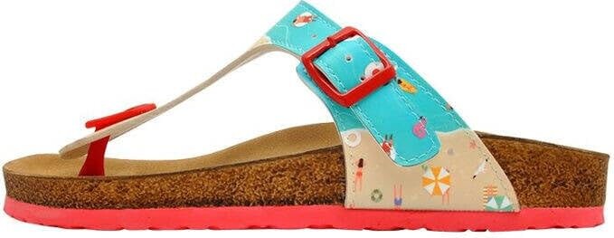 DOGO A Bird's Eye View of Beach &100 Vegan Women Flip Flops Sandals ...