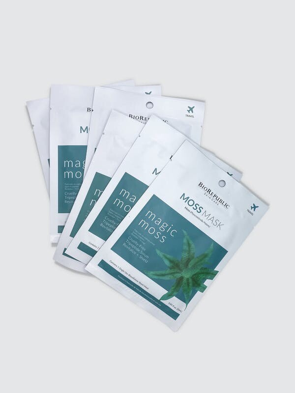 BioRepublic Skincare Moss Magic Biocellulose Sheet Mask - 6 Pack ...