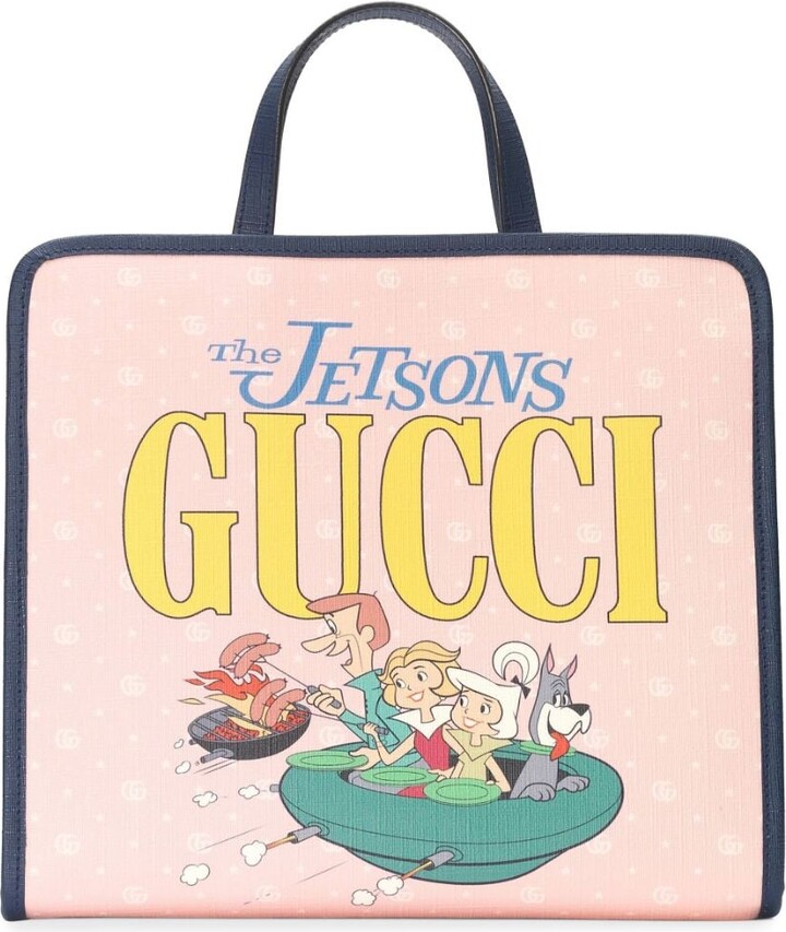 Gucci Children The Jetson's printed tote bag - ShopStyle