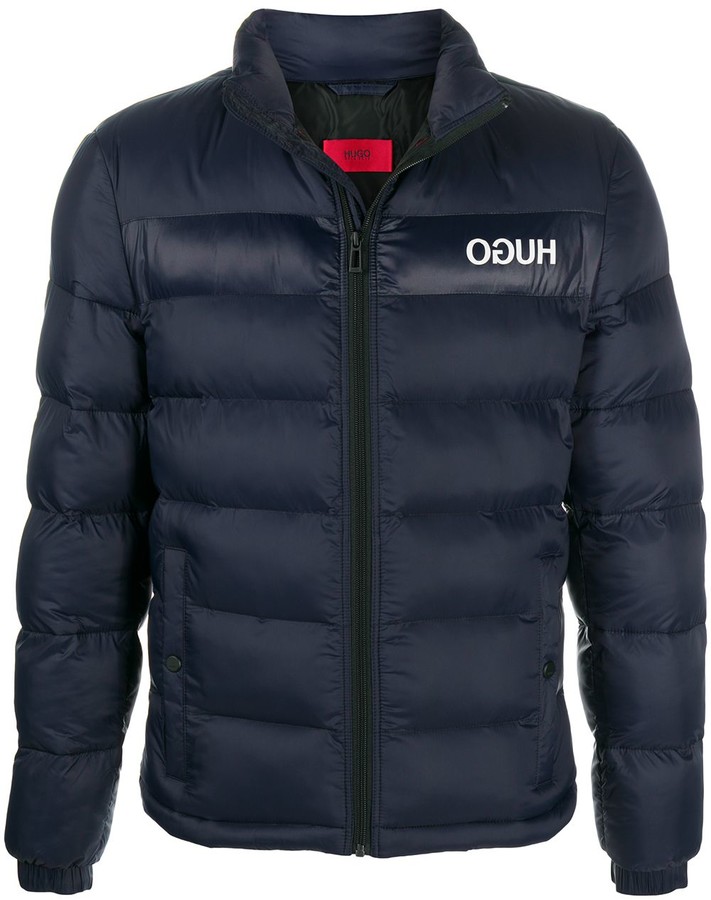 HUGO BOSS Funnel Neck Puffer - ShopStyle Jackets