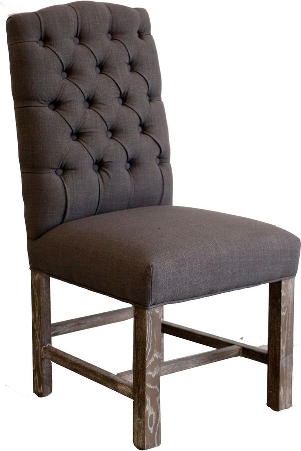Baker 21" Wide Dining Chair, Charcoal Gray, Set of 2 - ShopStyle