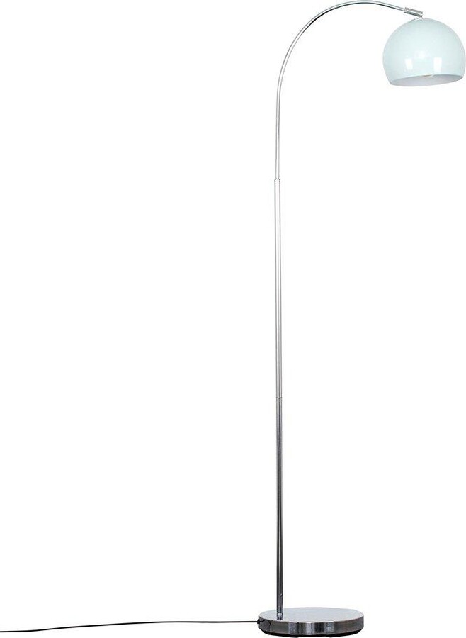 ValueLights Curva Silver Floor Lamp - ShopStyle