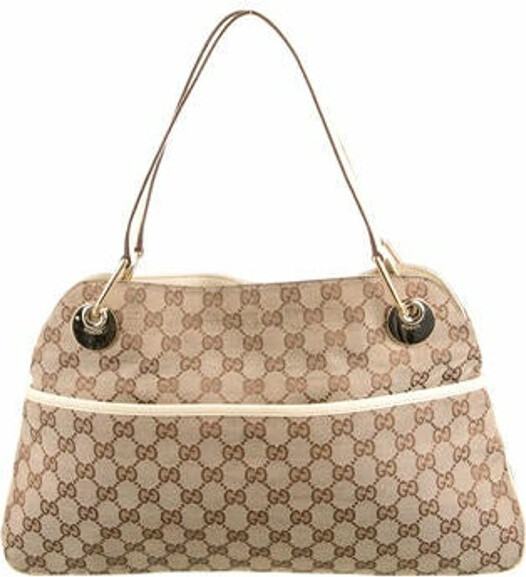 Gucci GG Canvas Medium Eclipse Shoulder Bag - ShopStyle