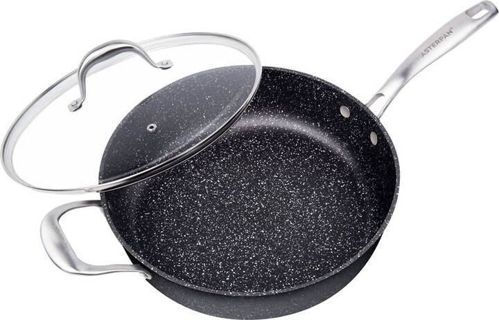 Master Pan Masterpan Nonstick Granite Look Saute Pan With Glass Lid ...
