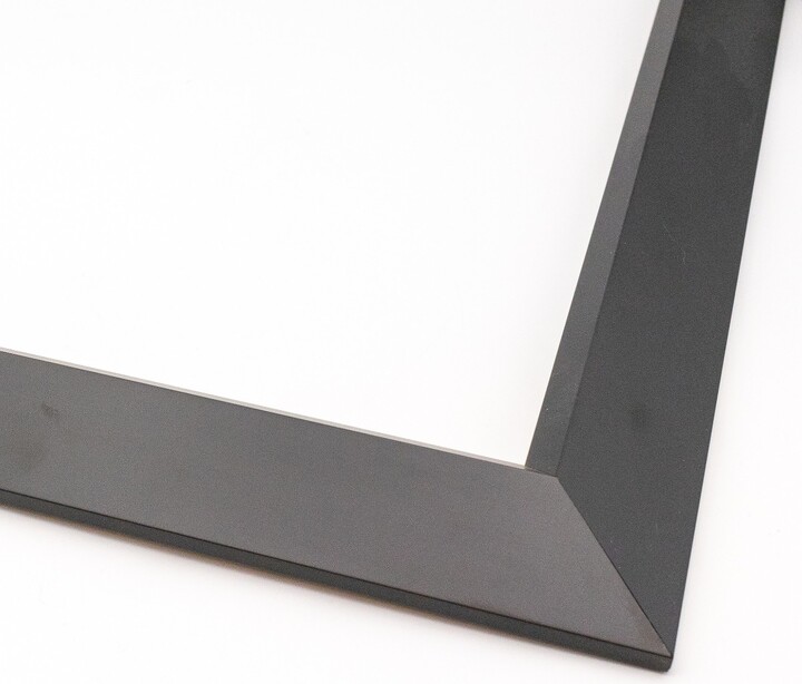 CustomPictureFrames.com 24x11 Frame Black & Gold Solid Wood Picture ...