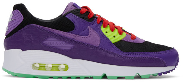Nike Purple Air Max 90 QS Sneakers - ShopStyle