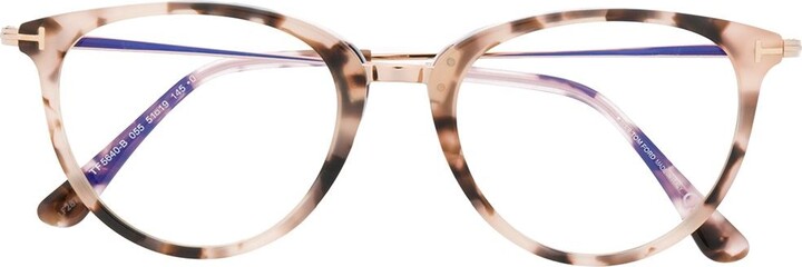 Tom Ford Eyewear Round Shaped Glasses - ShopStyle Eyeglasses