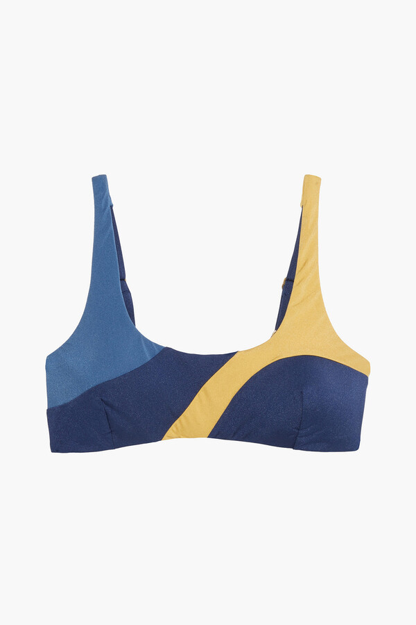 Jets Alternate Color Block Bikini Top Shopstyle Two Piece Swimsuits
