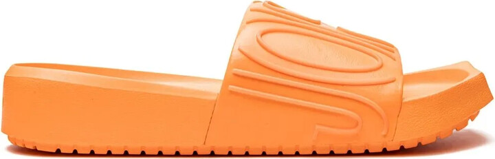 Jordan Nola logo-embossed slides - ShopStyle