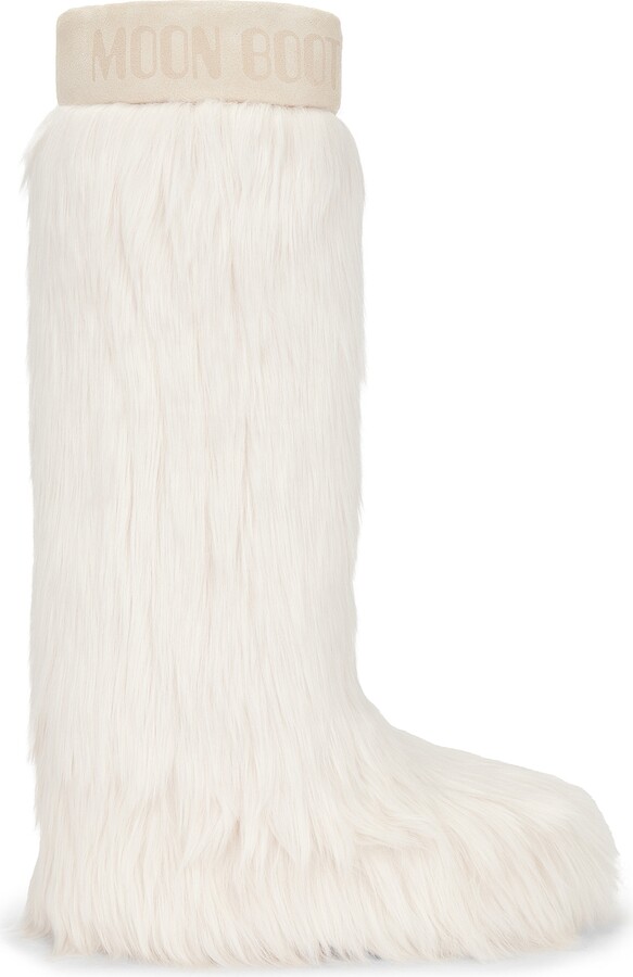 Moon Boot Mb Icon Yeti Tall in White - ShopStyle
