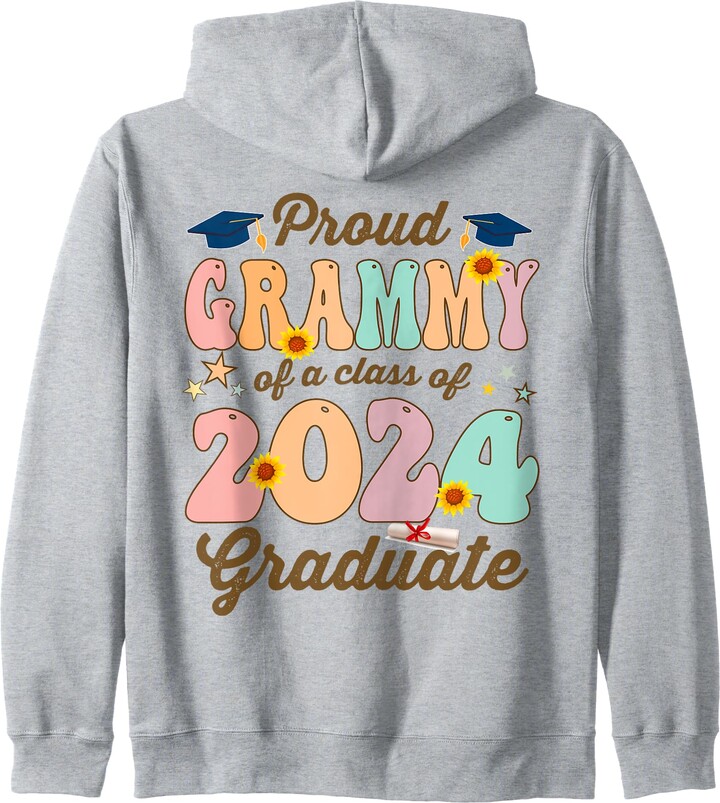 Graduation Senior Class of 2024 Groovy Party Groovy Retro Proud Grammy ...