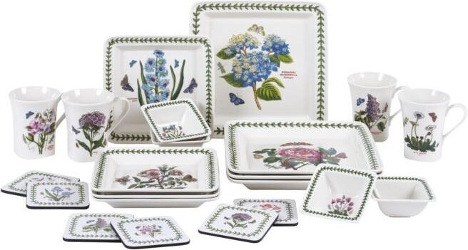 Portmeirion Botanic Garden 22-pc Square Dinnerware Set, Exclusive to ...