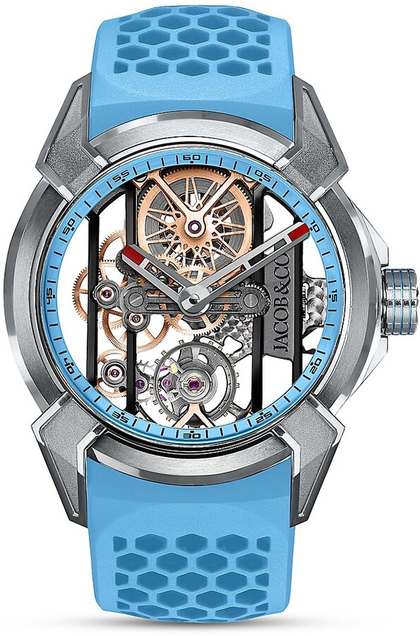 Jacob & co Epic X Titanium Skeleton Watch - ShopStyle