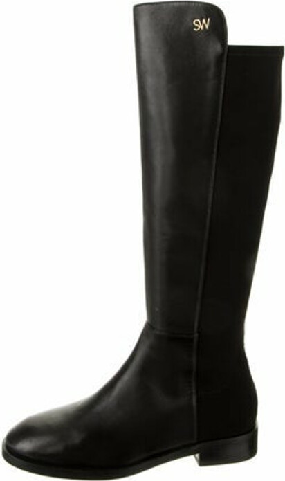 Stuart Weitzman Leather Riding Boots - ShopStyle