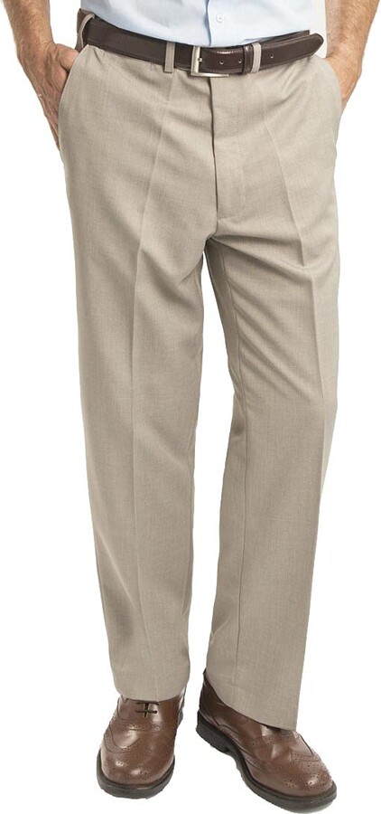 James Holton Men’s Summer Travel Easy Care Lightweight Casual Trousers ...