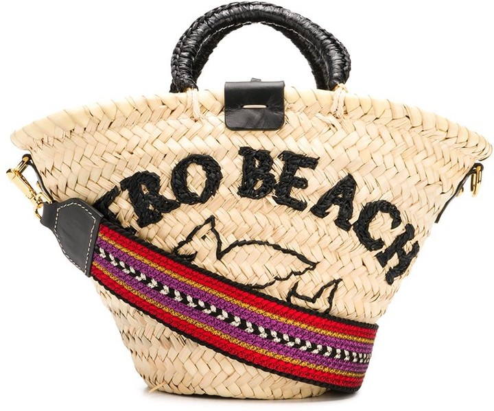 Etro Logo Raffia Tote Bag - ShopStyle