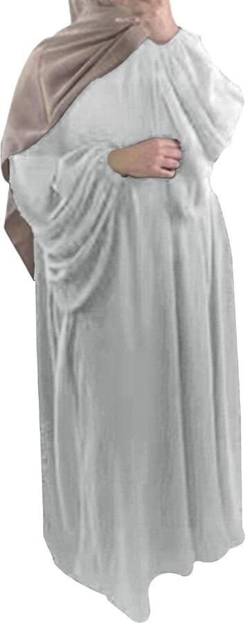 MODSGUE Abaya Muslim Women's Muslim Prayer Clothing Bronzing Thermal ...