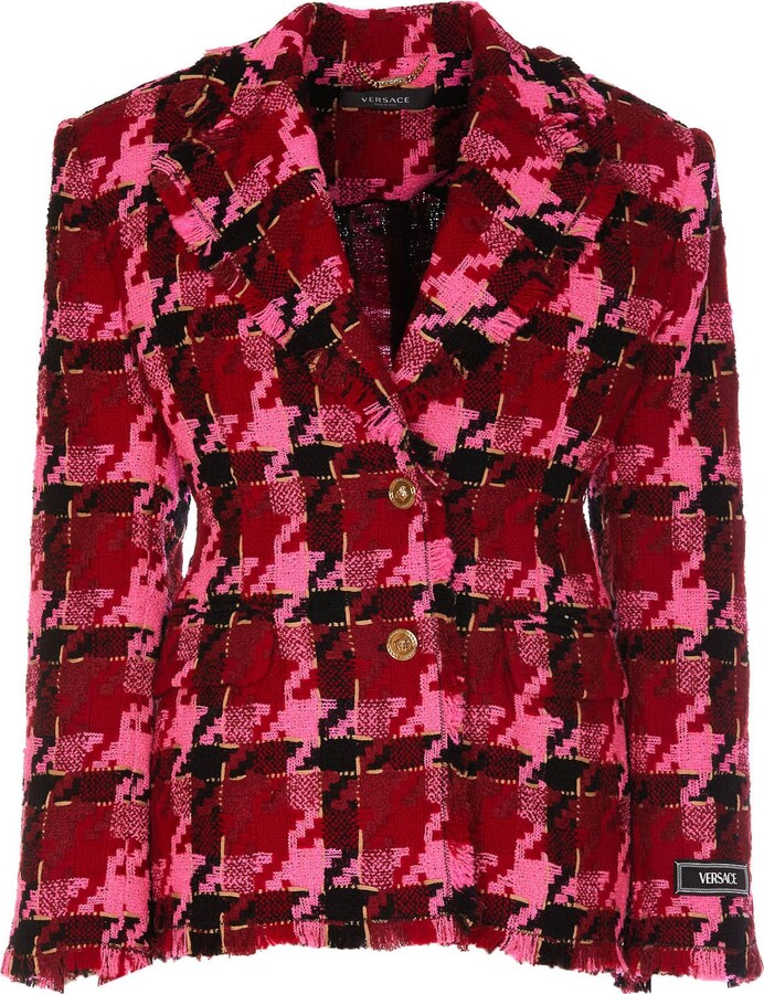 Versace Medusa Tweed Jacket - ShopStyle