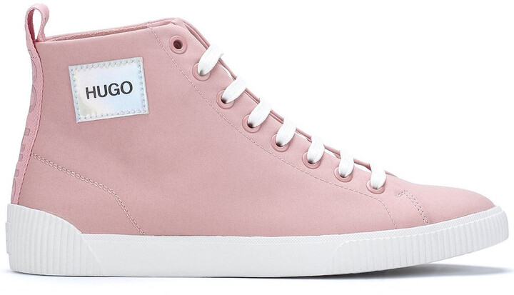 HUGO BOSS Zero Hito Logo Hi-Top Sneakers - ShopStyle