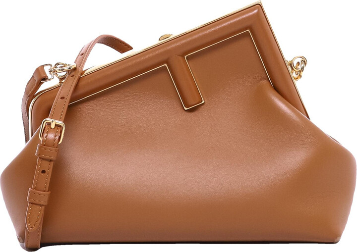 Fendi First leather crossbody bag - ShopStyle