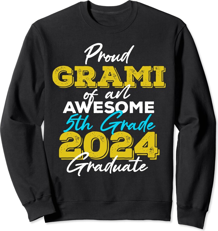 Senior Class of 2024 Family 5th Grade Matching Proud GRAMI of Awesome ...