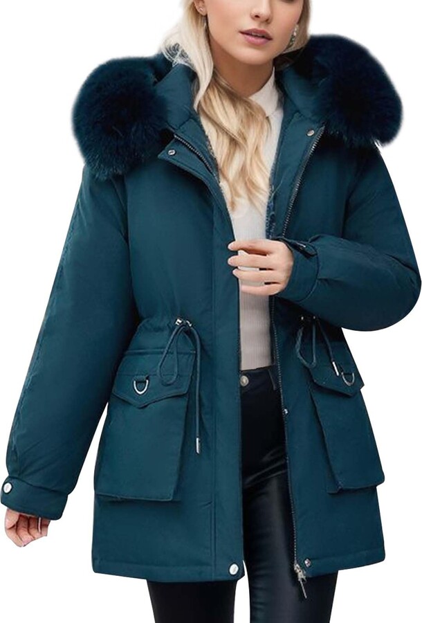 BKSCAYXS Transition Jacket Women's Down Jacket Long Quilted Jacket ...