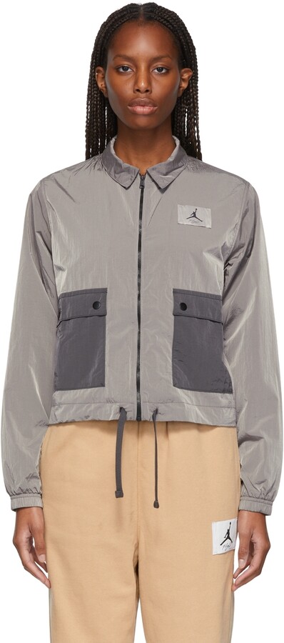 Nike Jordan Grey Essential Jacket - ShopStyle