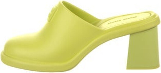 Miu Miu Rubber Mules - ShopStyle