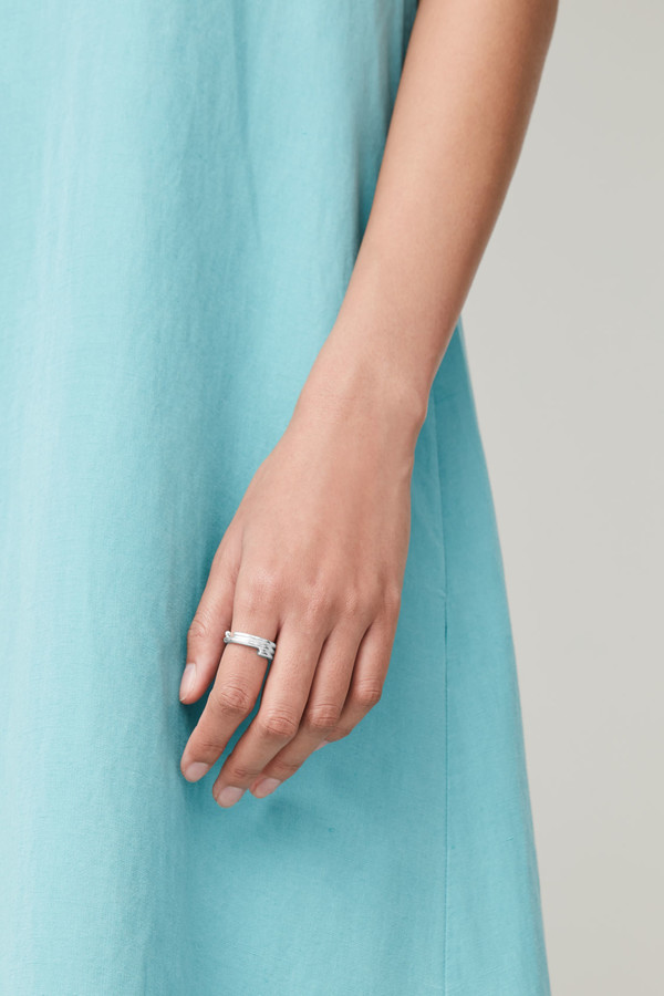 COS Sterling Silver Cut-Out Ring - ShopStyle
