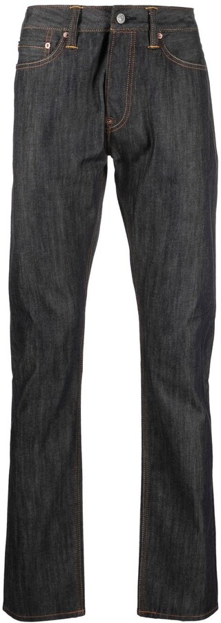 Evisu Logo-Print Slim-Fit Jeans - ShopStyle