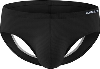 BIATWOWR Men's Thong Underwear Sexy Bulge Enhancing Pouch G String Low ...