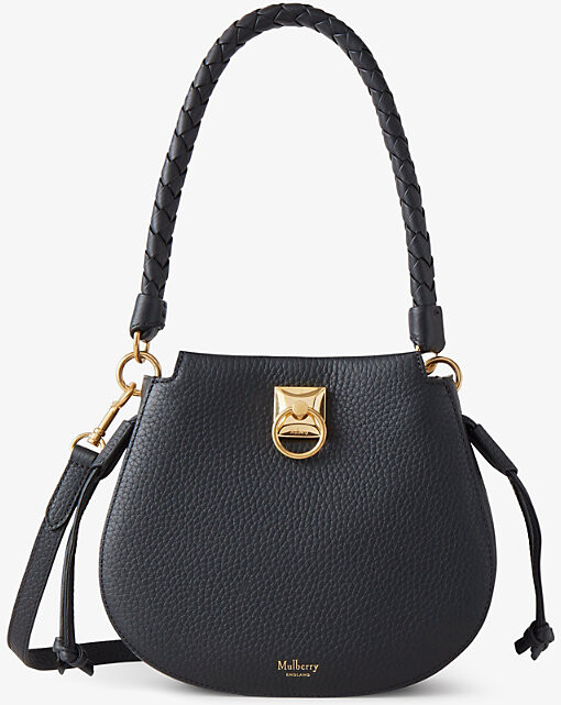 Mulberry Womens Black Iris Mini Leather Hobo bag - ShopStyle