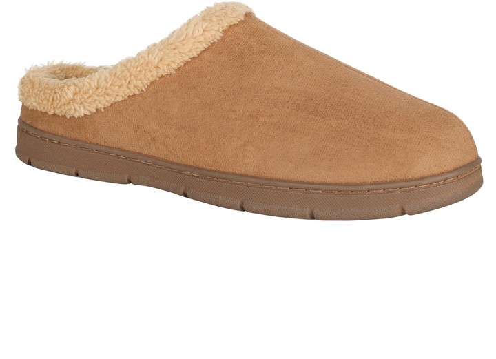 Men's Wembley Memory Foam Clogs Slippers with Sherpa Trim - ShopStyle
