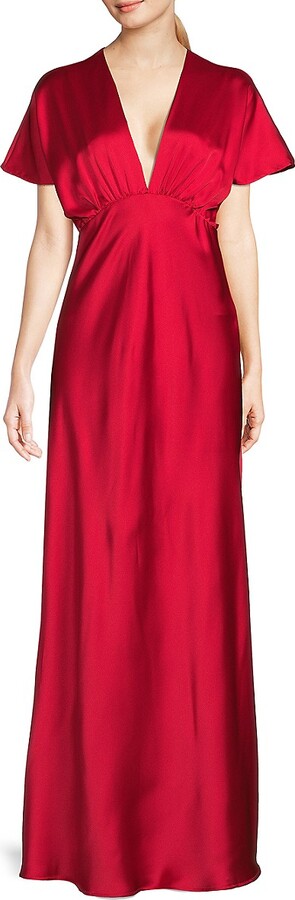 Renee C. Satin Gown - ShopStyle Evening Dresses